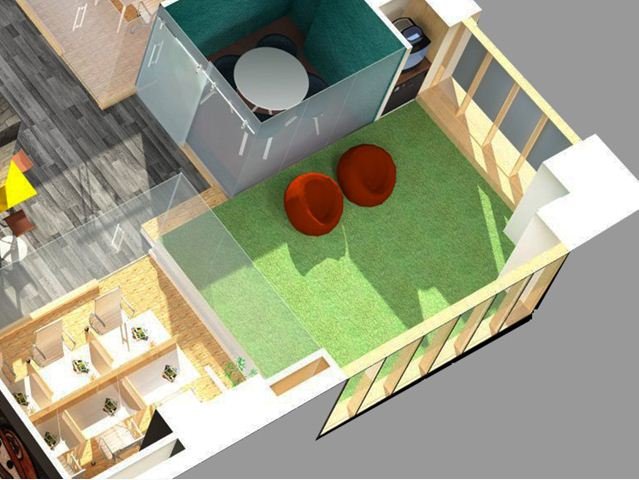 The open area in Incuspaze Gurgaon