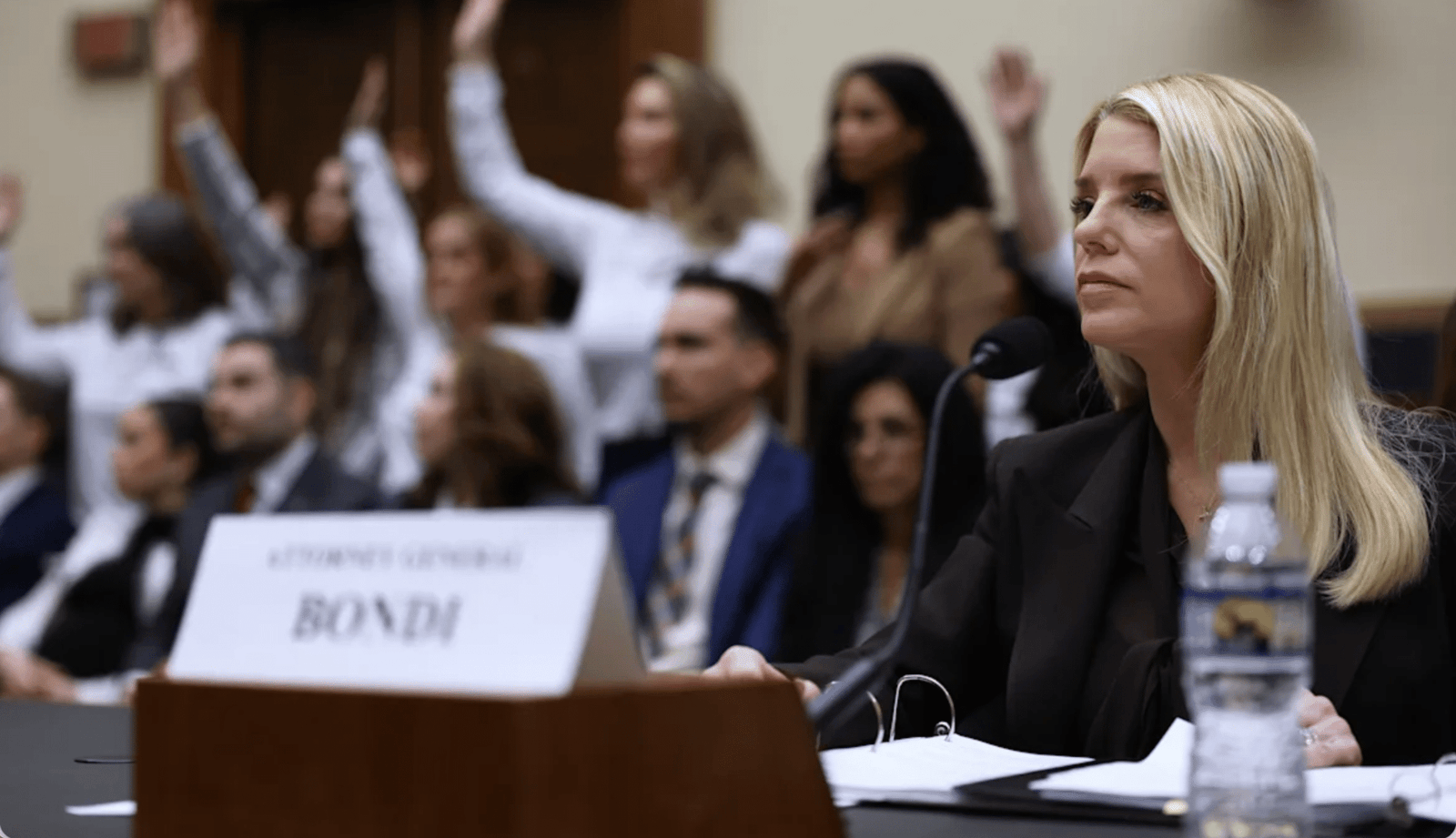 Shouting, Walkouts and Epstein Files: Inside Pam Bondi’s Explosive Hearing